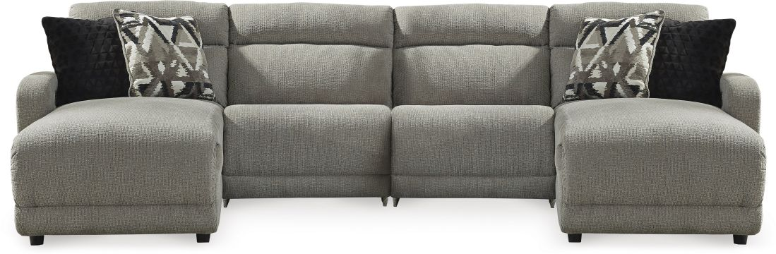 Signature Design by Ashley® Colleyville 4-Piece Stone Power Reclining ...
