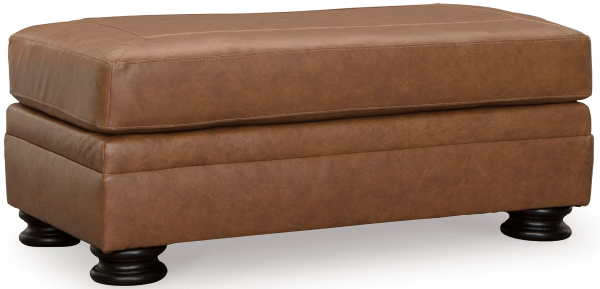 Signature Design by Ashley® Carianna Caramel Ottoman | Fischer ...