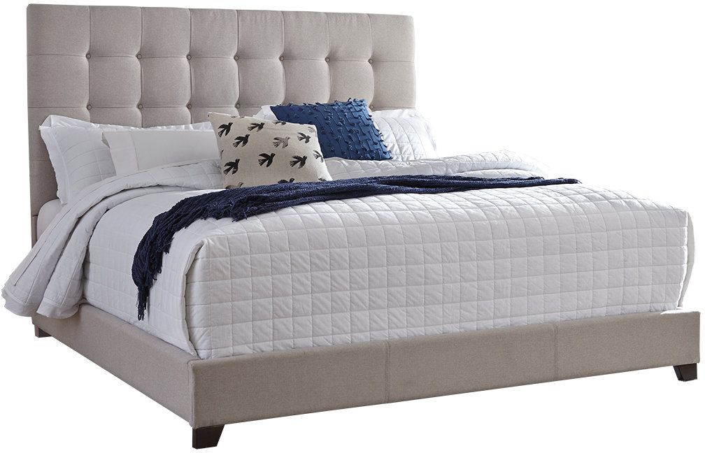 Signature Design by Ashley Dolante Beige Queen Upholstered Bed Pruitt s Fine Furniture Phoenix Prescott Valley AZ