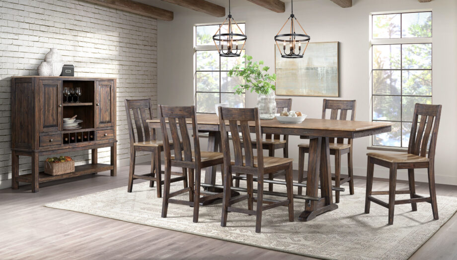 Driftwood counter height table store