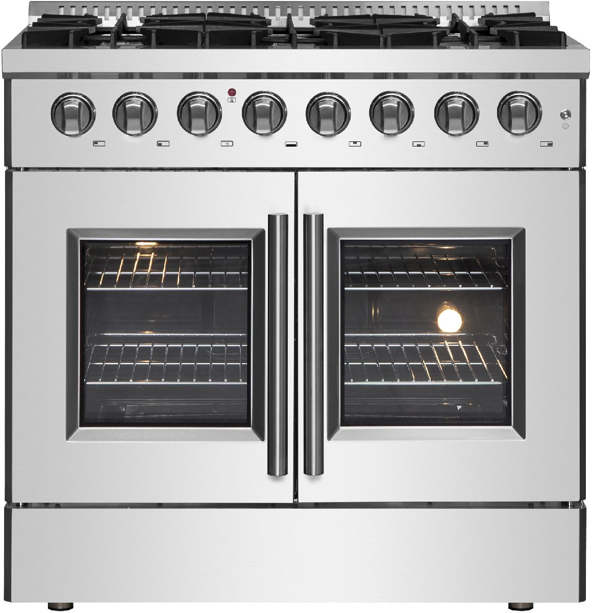 FORNO Galiano 36 Stainless Steel Freestanding Dual Fuel Range Steve s Appliances Mounds View MN