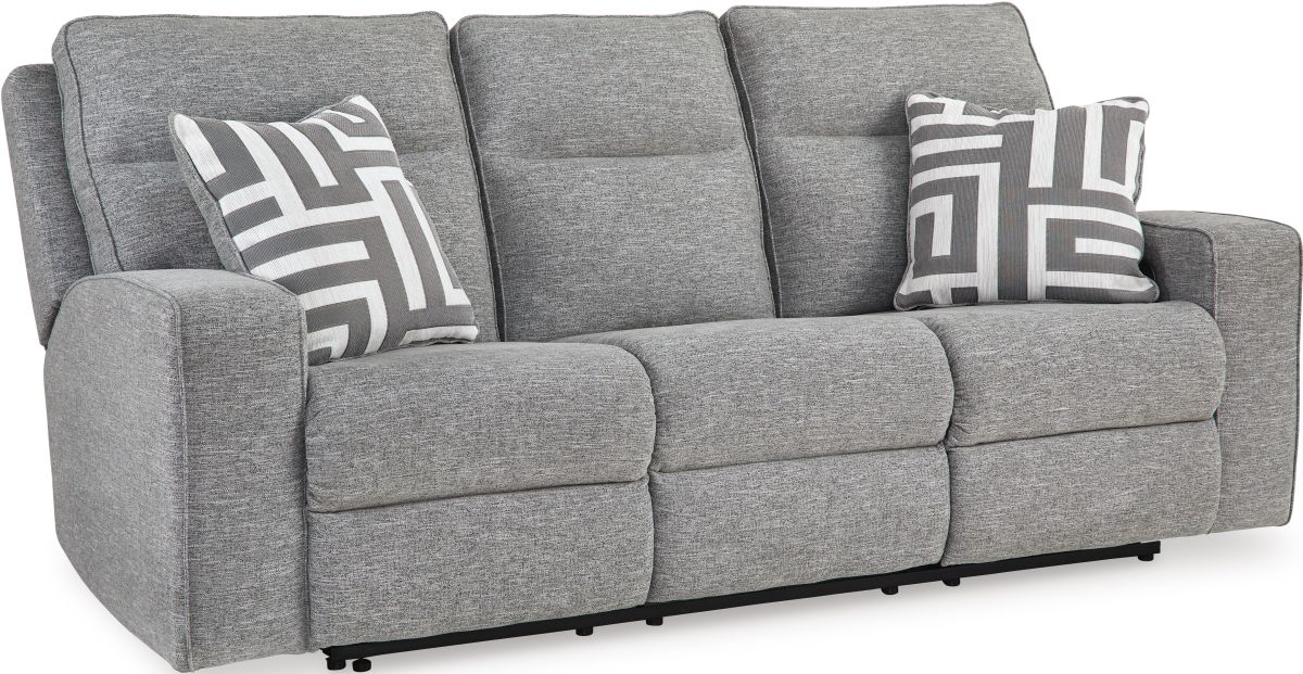 Signature Design by Ashley® Biscoe Pewter Power Reclining Sofa | Price ...