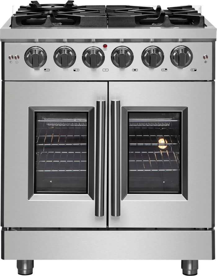 FORNO Massimo 30" Stainless Steel Freestanding Gas Range | Spencer's TV ...