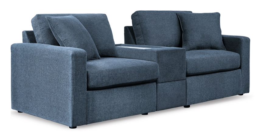 Signature Design by Ashley® Modmax 3-Piece Ink Sectional Sofa with Side ...