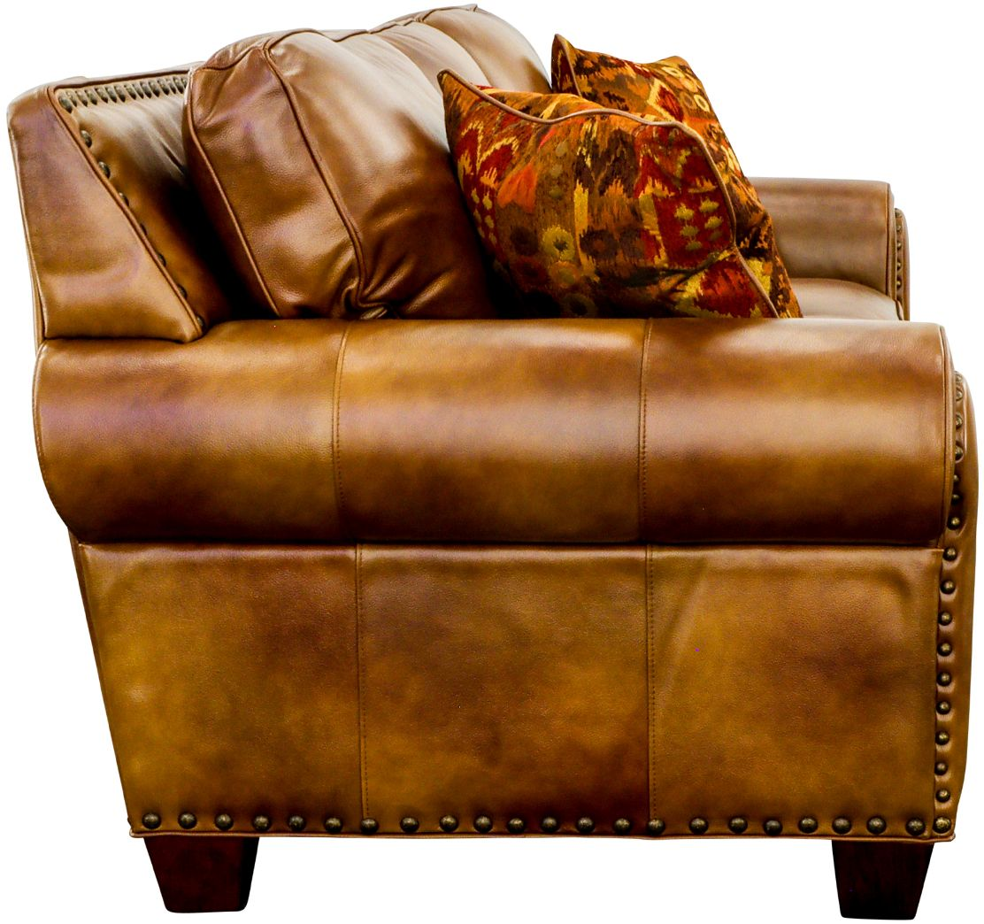 Silverado caramel brown living room set store