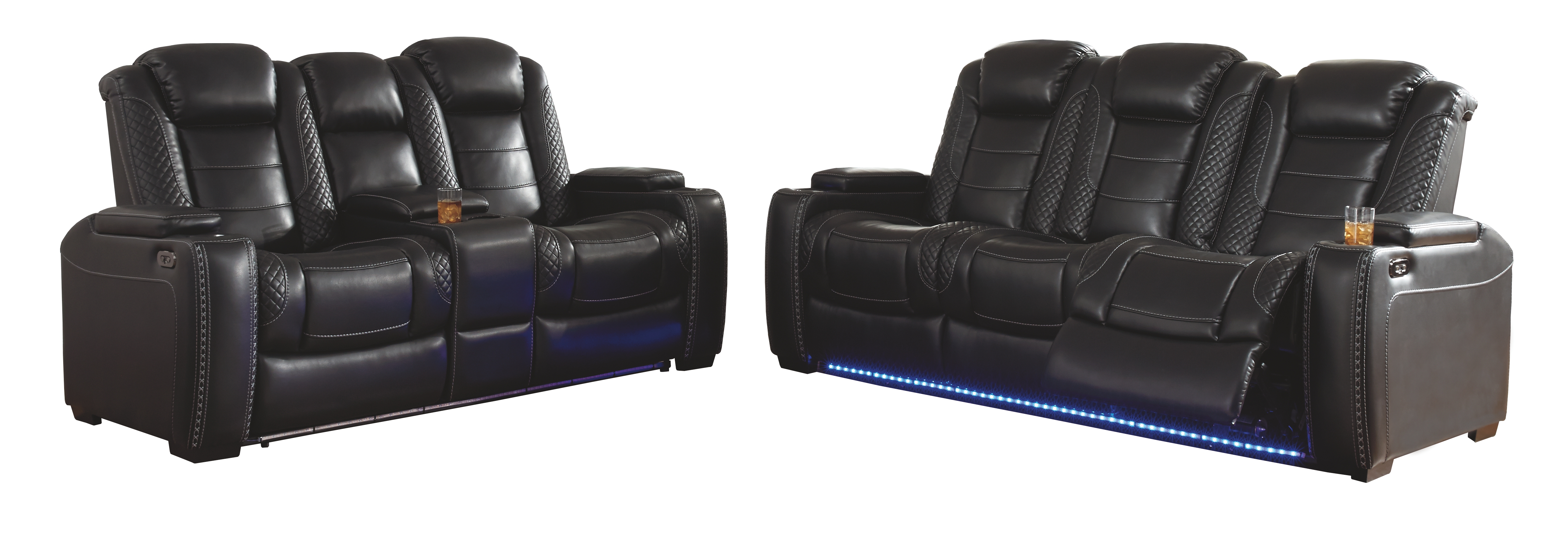 Ashley party time power reclining sofa store