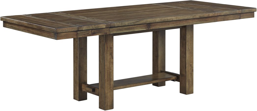 Signature Design by Ashley® Moriville Grayish Brown Dining Extension ...