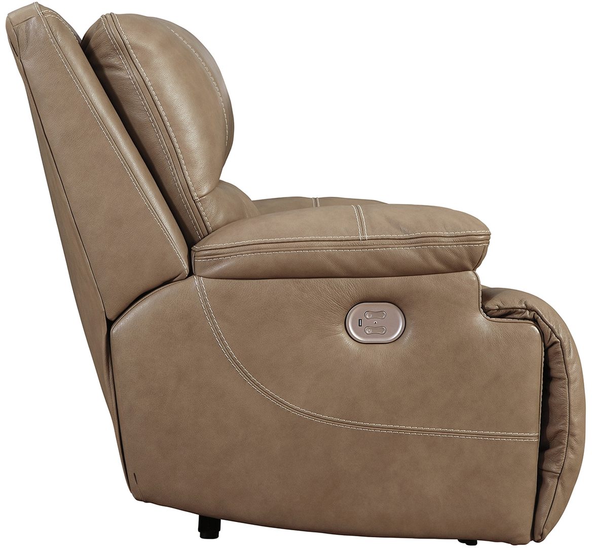 Ricmen walnut oversized power recliner store