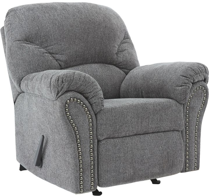 Benchcraft® Allmaxx Pewter Rocker Recliner | Miskelly Furniture