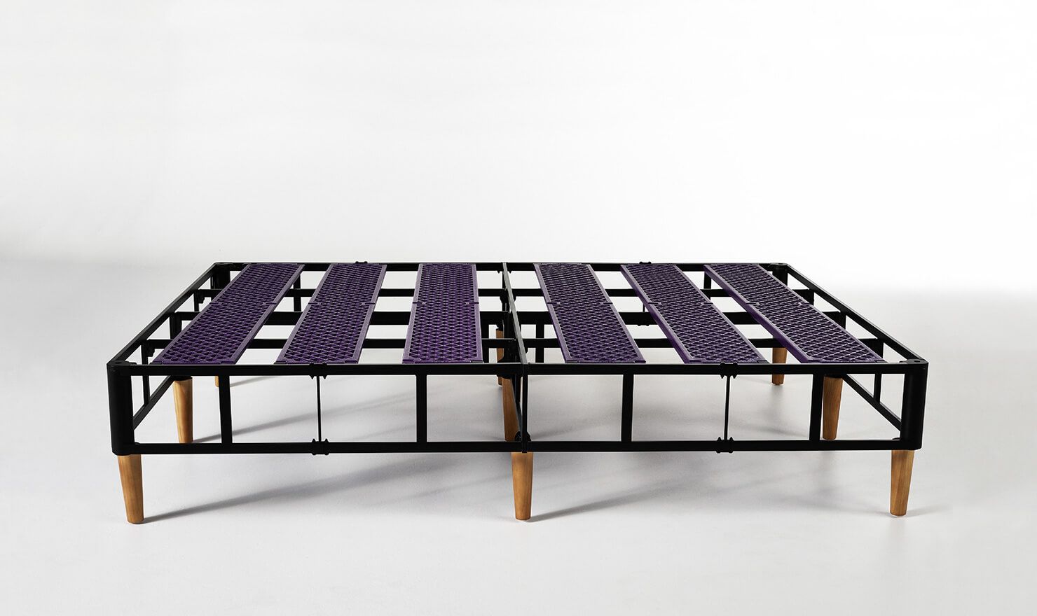 King size purple bed frame store
