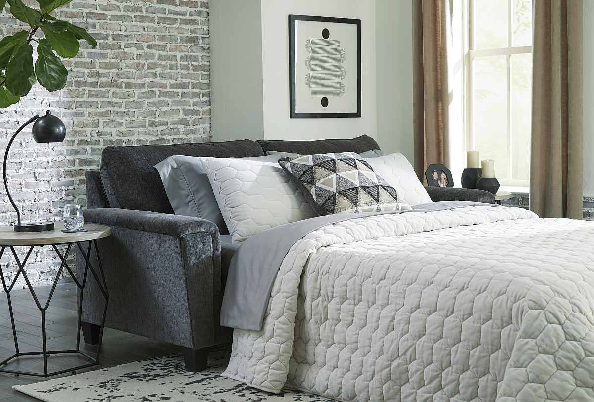 Signature Design by Ashley® Abinger Smoke Queen Sofa Sleeper ...
