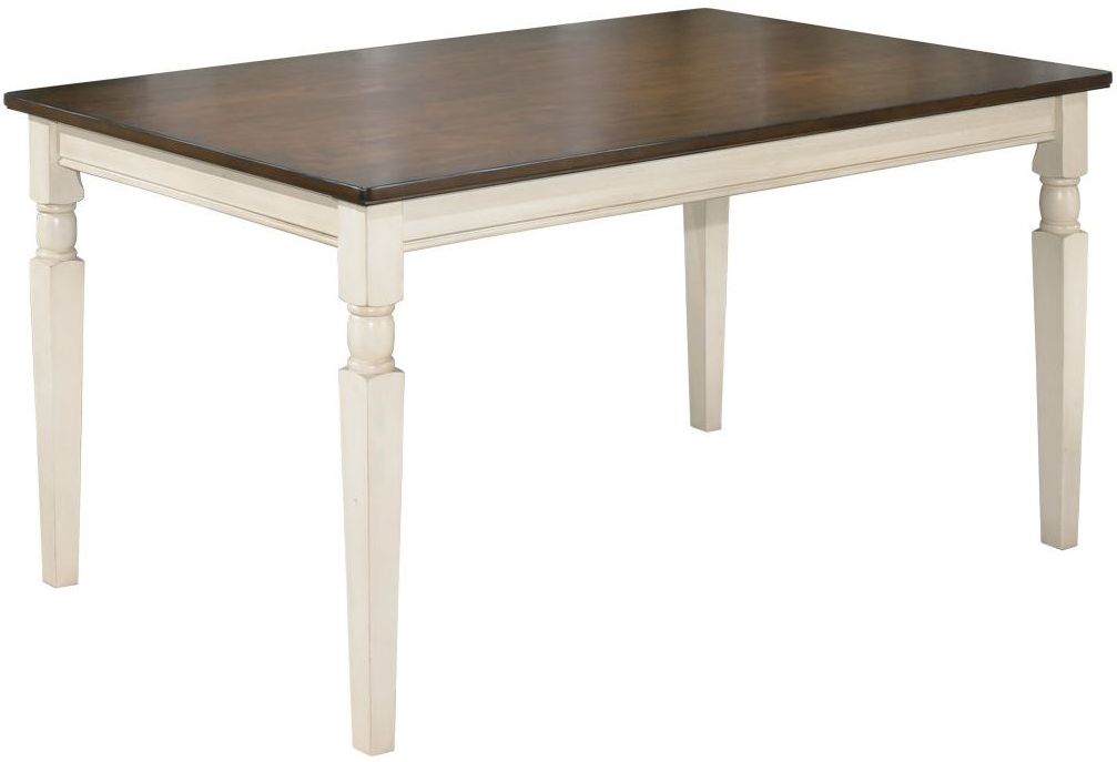 Signature Design by Ashley® Whitesburg Brown Dining Table with Beige ...