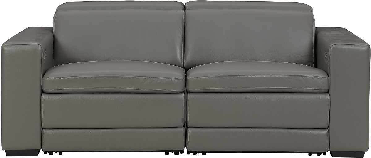 Signature Design by Ashley® Texline 3-Piece Gray Power Reclining Sofa ...