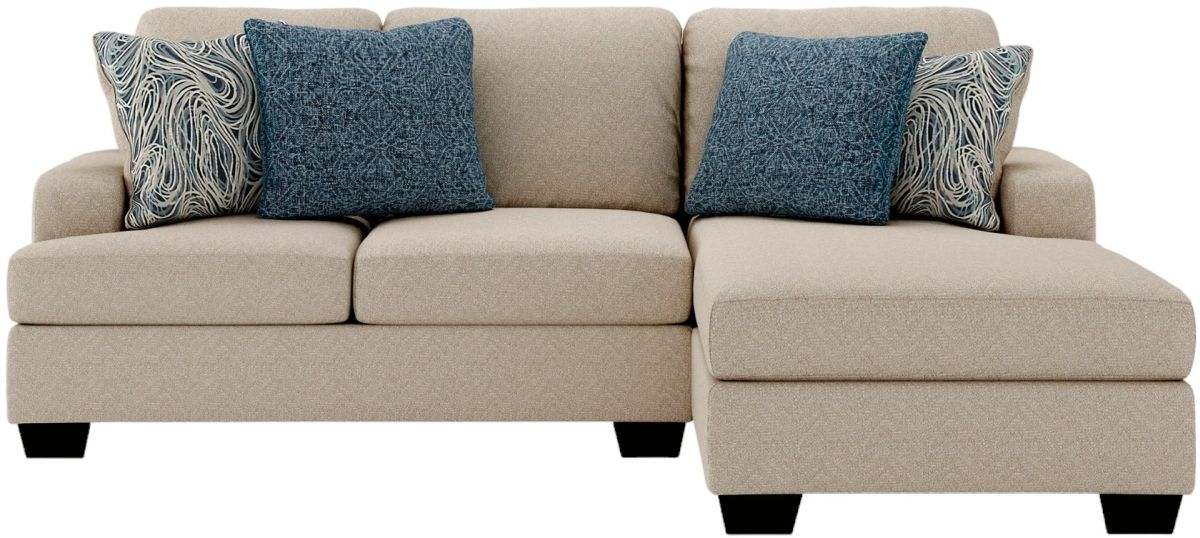 Ashley Enola 2 Piece Sepia Right Arm Facing Sofa Sectional and Chaise Minervas Home