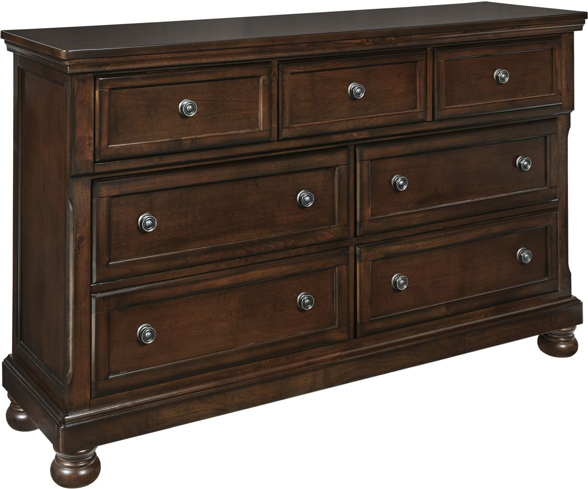 Millennium® by Ashley® Porter Rustic Brown Dresser | Miskelly Furniture