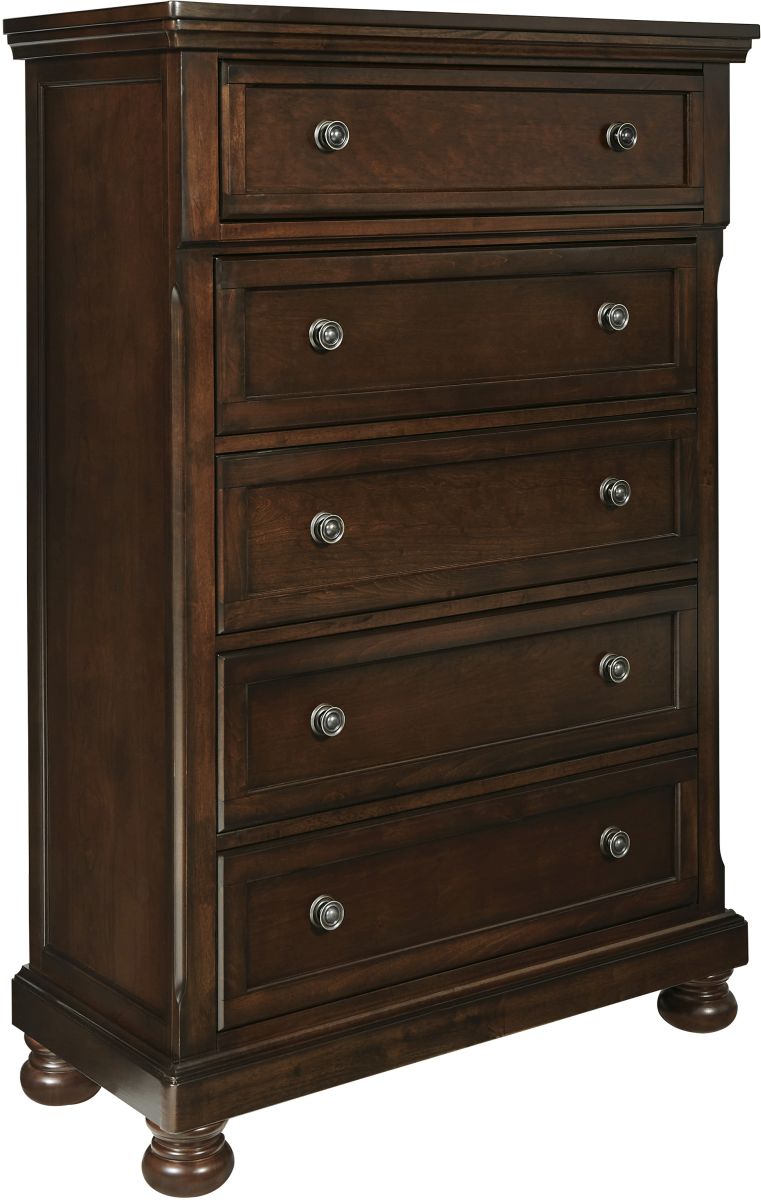 Millennium® by Ashley® Porter Rustic Brown Chest of Drawers | Jarons ...