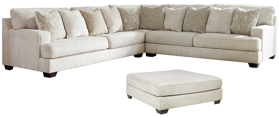 Signature Design by Ashley Rawcliffe 2 Piece Parchment Living Room Set Great Rooms Furniture and Mattresses