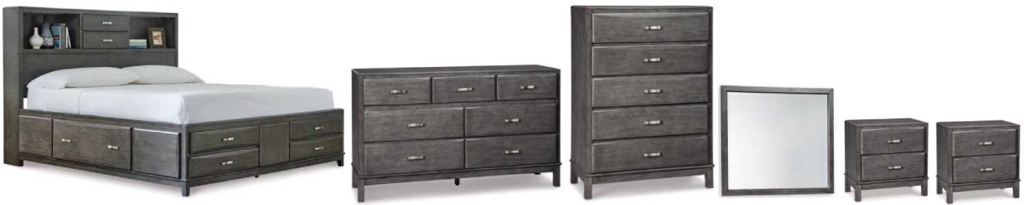 Signature Design by Ashley® Caitbrook 6-Piece Gray California King ...
