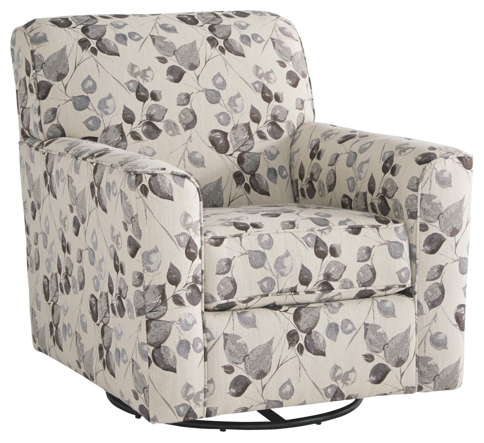 Benchcraft® Abney Platinum Swivel Accent Chair | Jarons Furniture ...